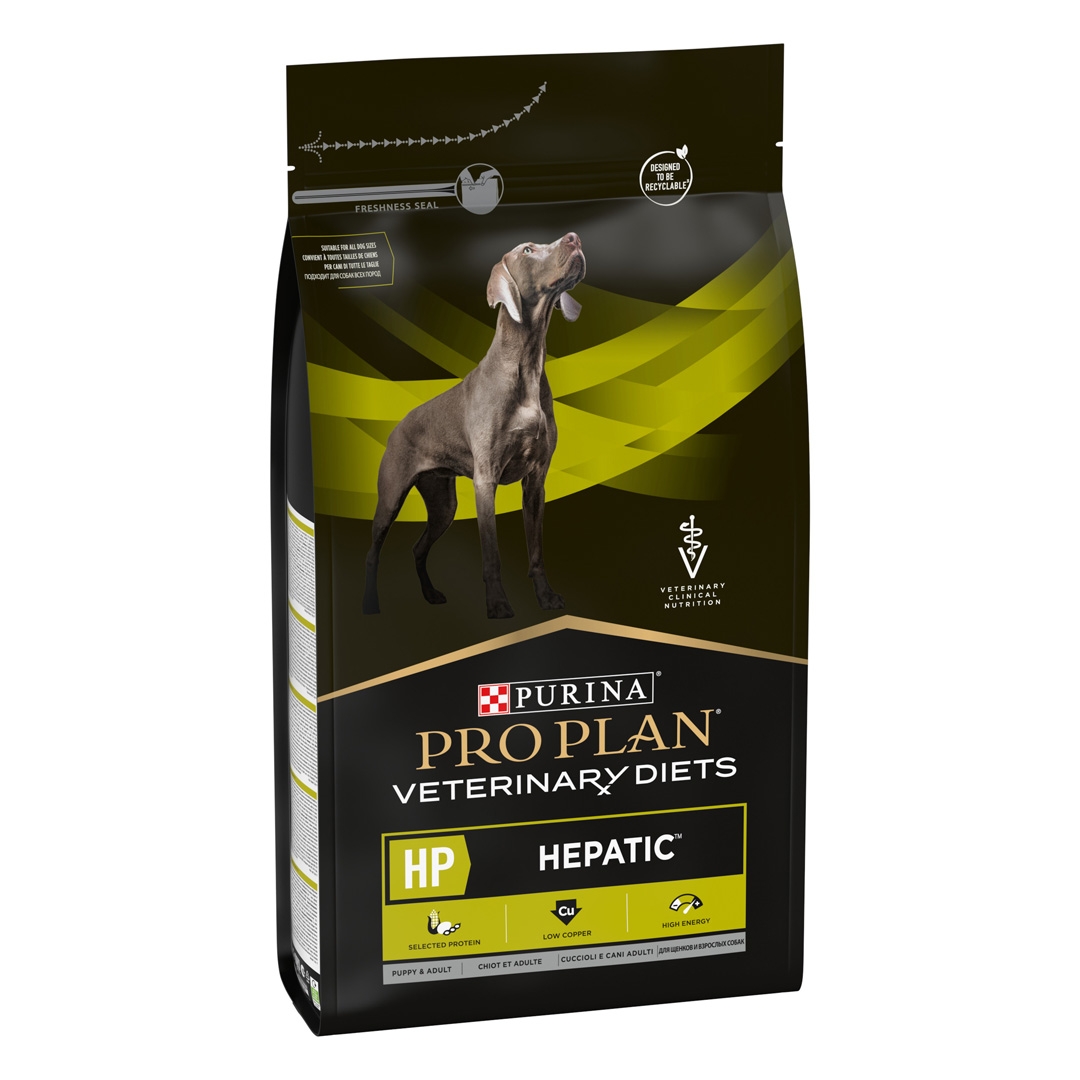 PURINA PRO PLAN diete veterinare hepatic, hrana uscata pentru caini